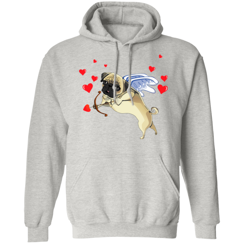 PUG CUPID LADIES Pullover Hoodie 8 oz. – PetLoverUSA